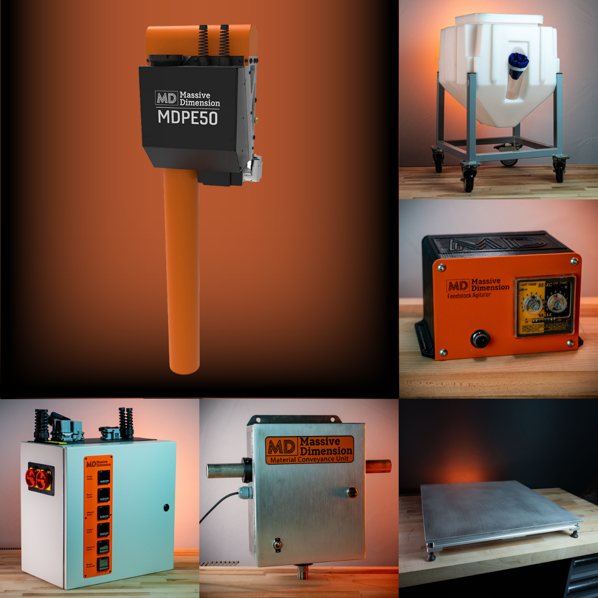 Additive 3D Printing Package - MDPE50 Extruder – Massive Dimension